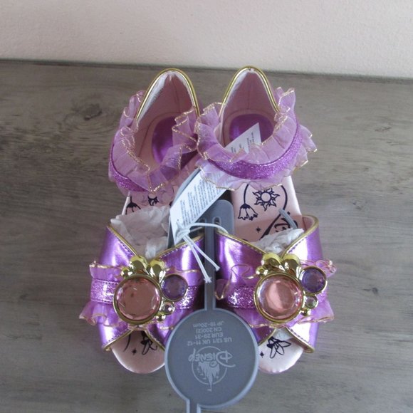 Disney | Shoes | Disney Girls 31 Youth Rapunzel Dress Up Costume Heel ...